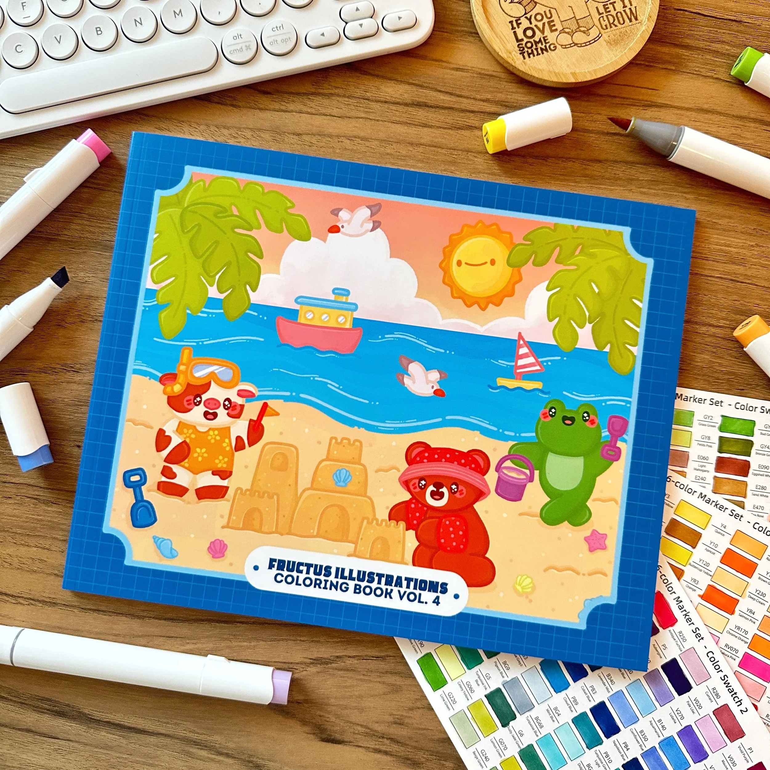 Seasonal Coloring Book Collection: All Four Seasons Bundle — Fructus ...