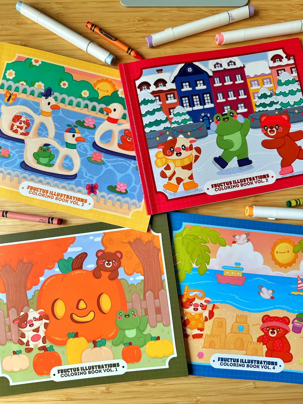 Fructus Illustration Shop - Stickers, Prints, Sticker Sheets, Coloring ...