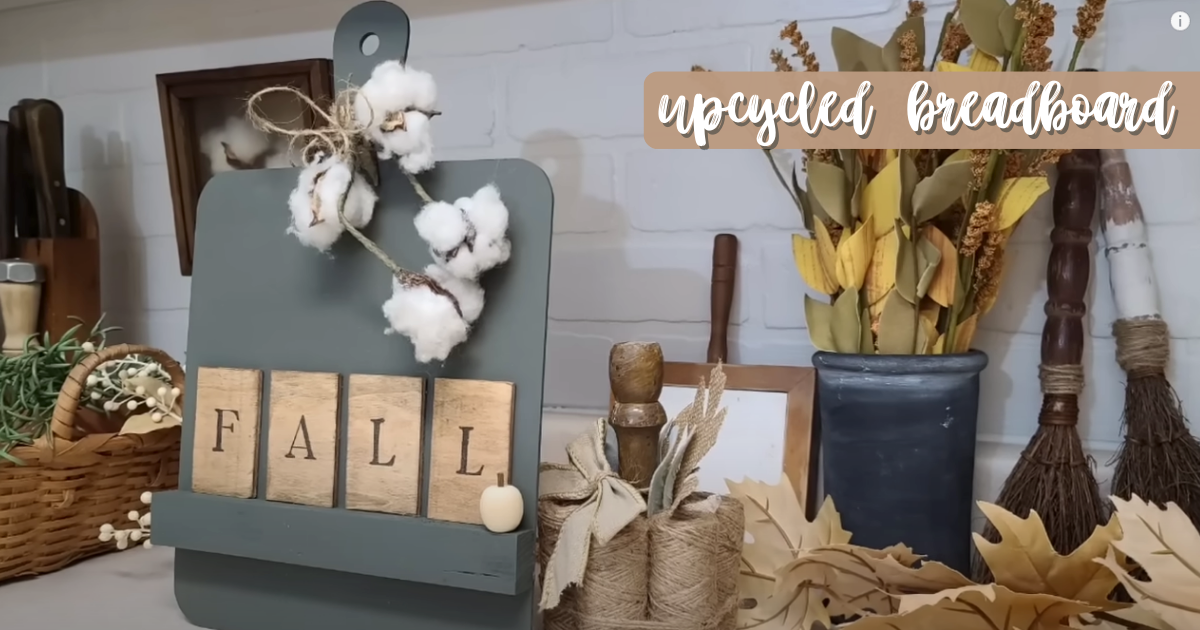 How To Thrift Flip A Dollar Tree Breadboard Into High-End Home Decor ...