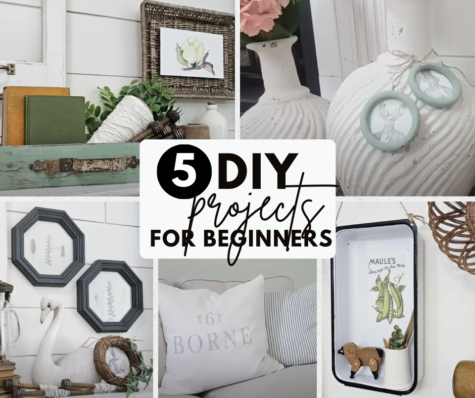 5 Easy DIY Projects for Beginners — Julie's Designs and Signs