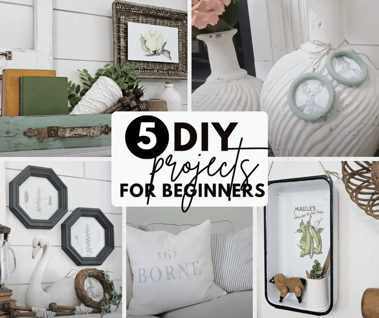 5 Easy DIY Projects for Beginners — Julie's Designs and Signs