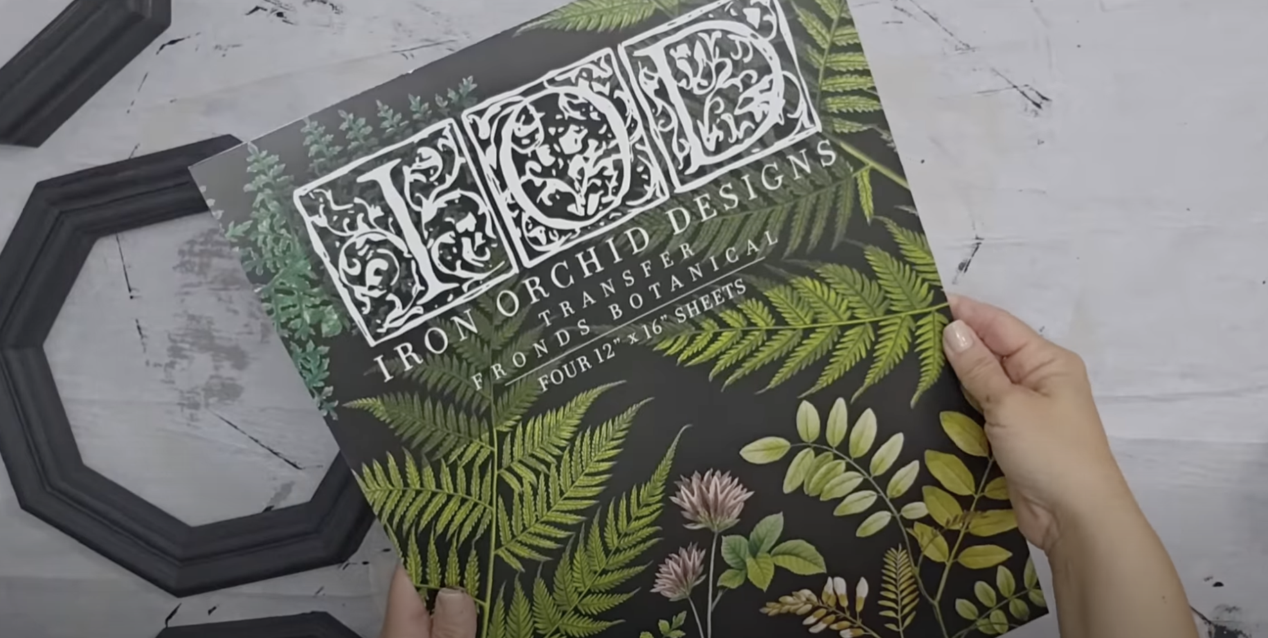 DIY Vintage Home Decor | How To Upcycle Picture Frames With IOD ...