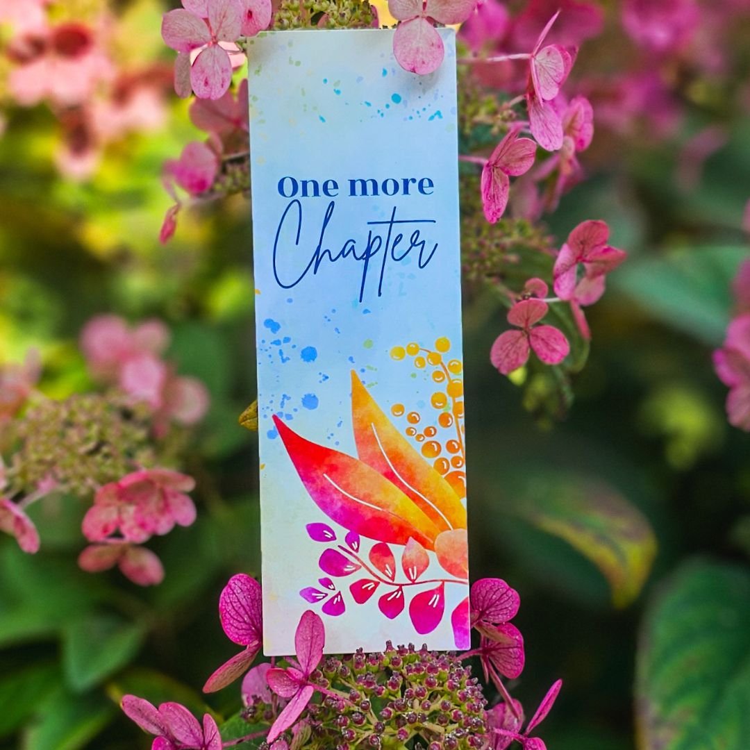 One More Chapter Bookmark - Painted Leaves Art Print Bookmark — Garden ...