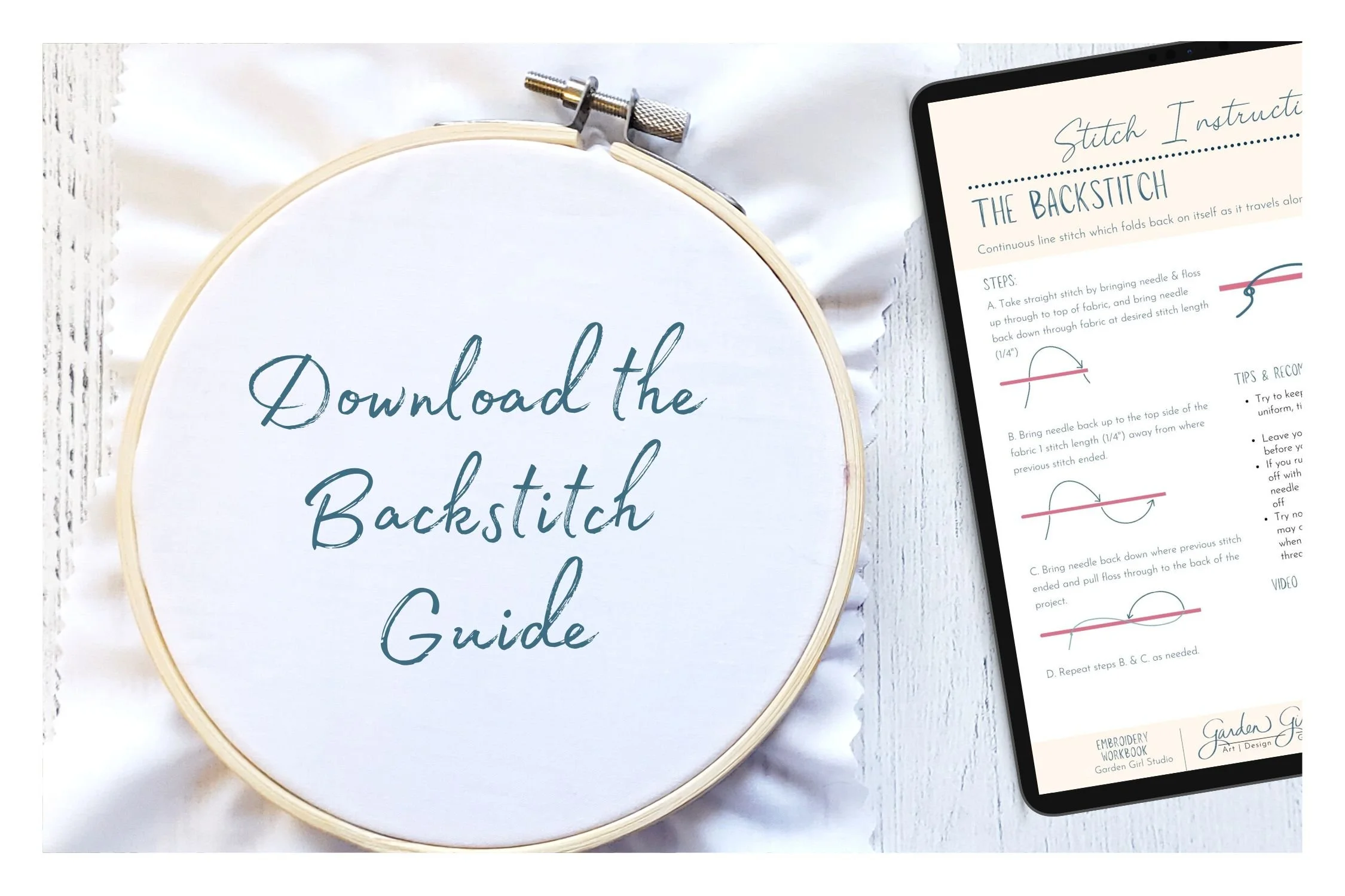 The Backstitch — Garden Girl Studio