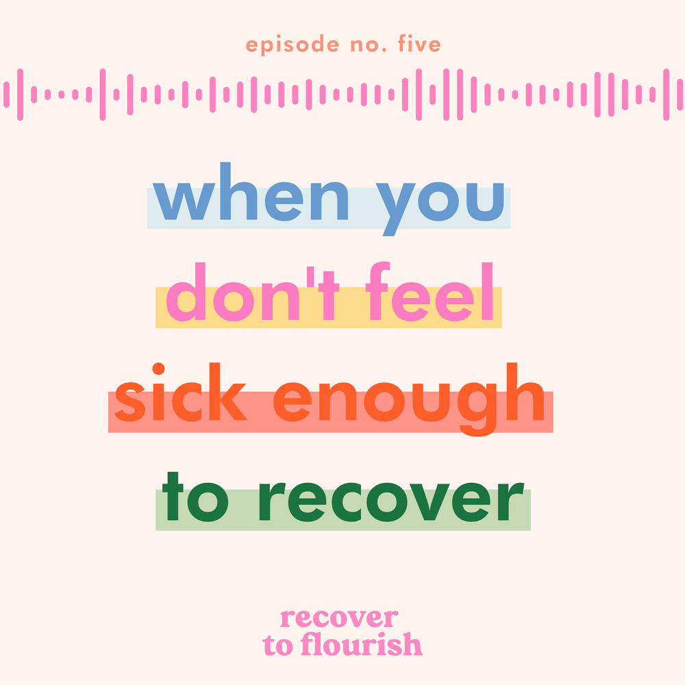 Overcoming the Feeling of Not Being “Sick Enough” for Eating Disorder ...