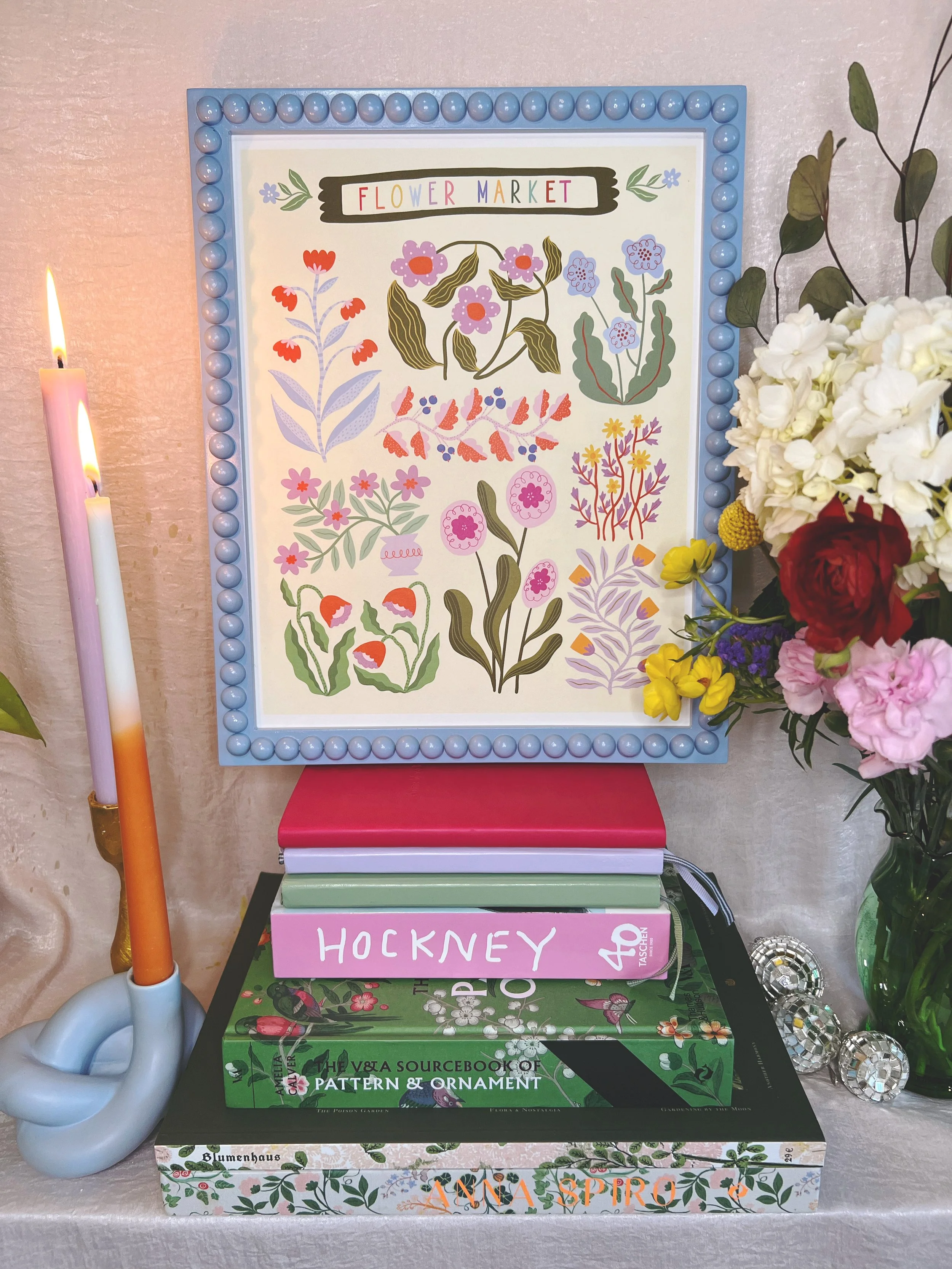 Four Seasons Folk Mountain (Vermont) Art Print — Anne Meredith Design