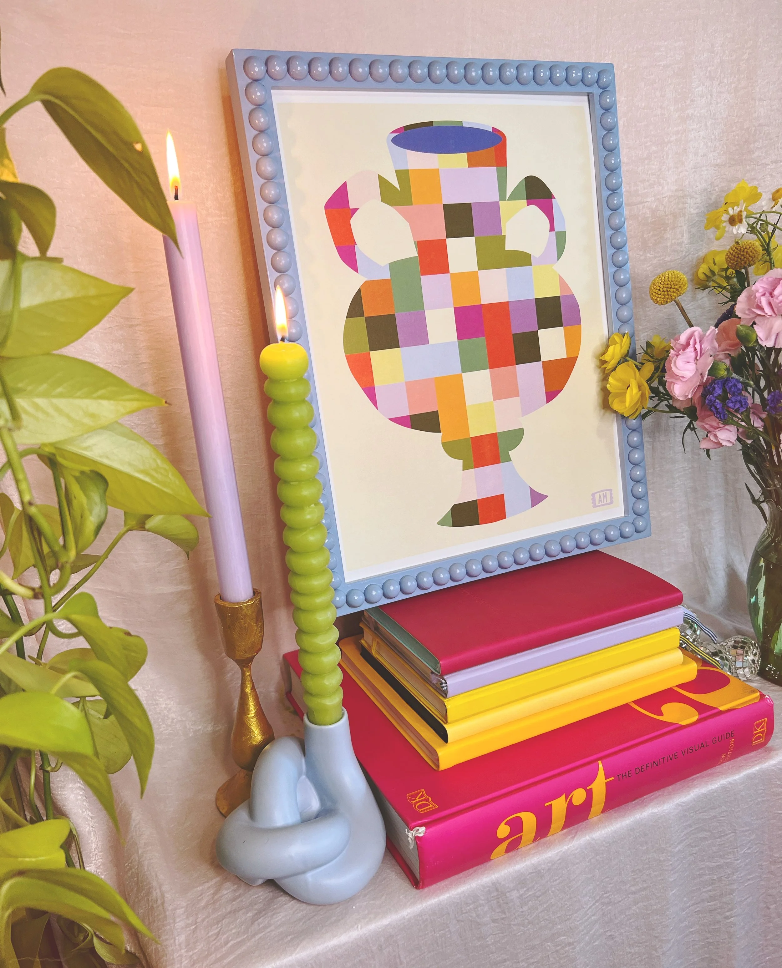 Four Seasons Folk Mountain (Vermont) Art Print — Anne Meredith Design