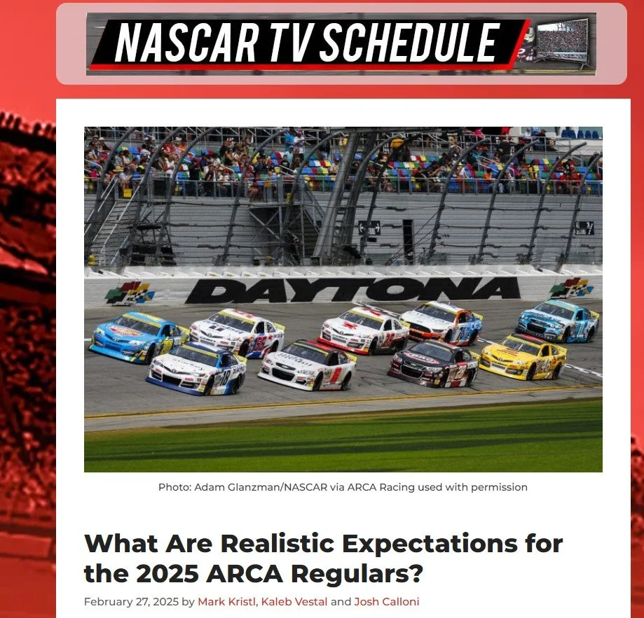 NEWS — Ryan Roulette Racing