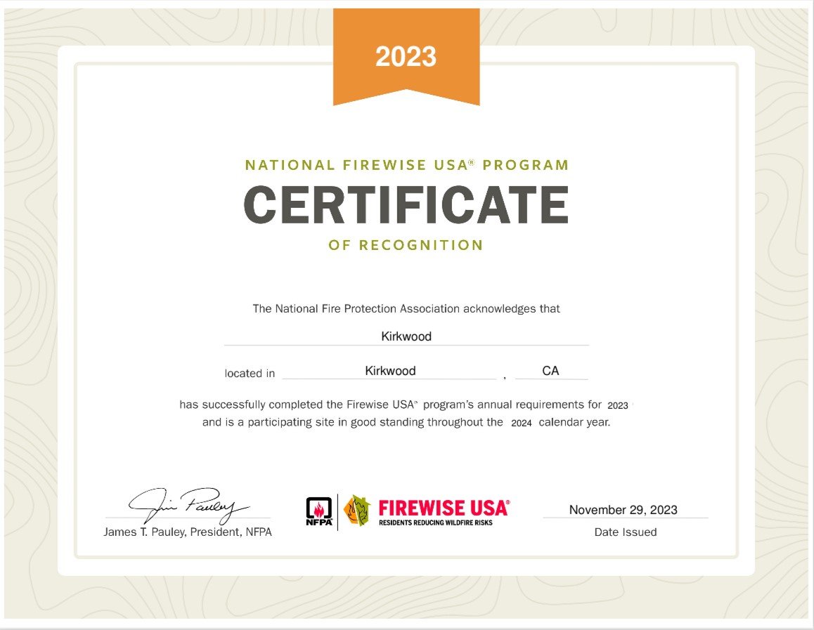 Members — Kirkwood Firewise USA