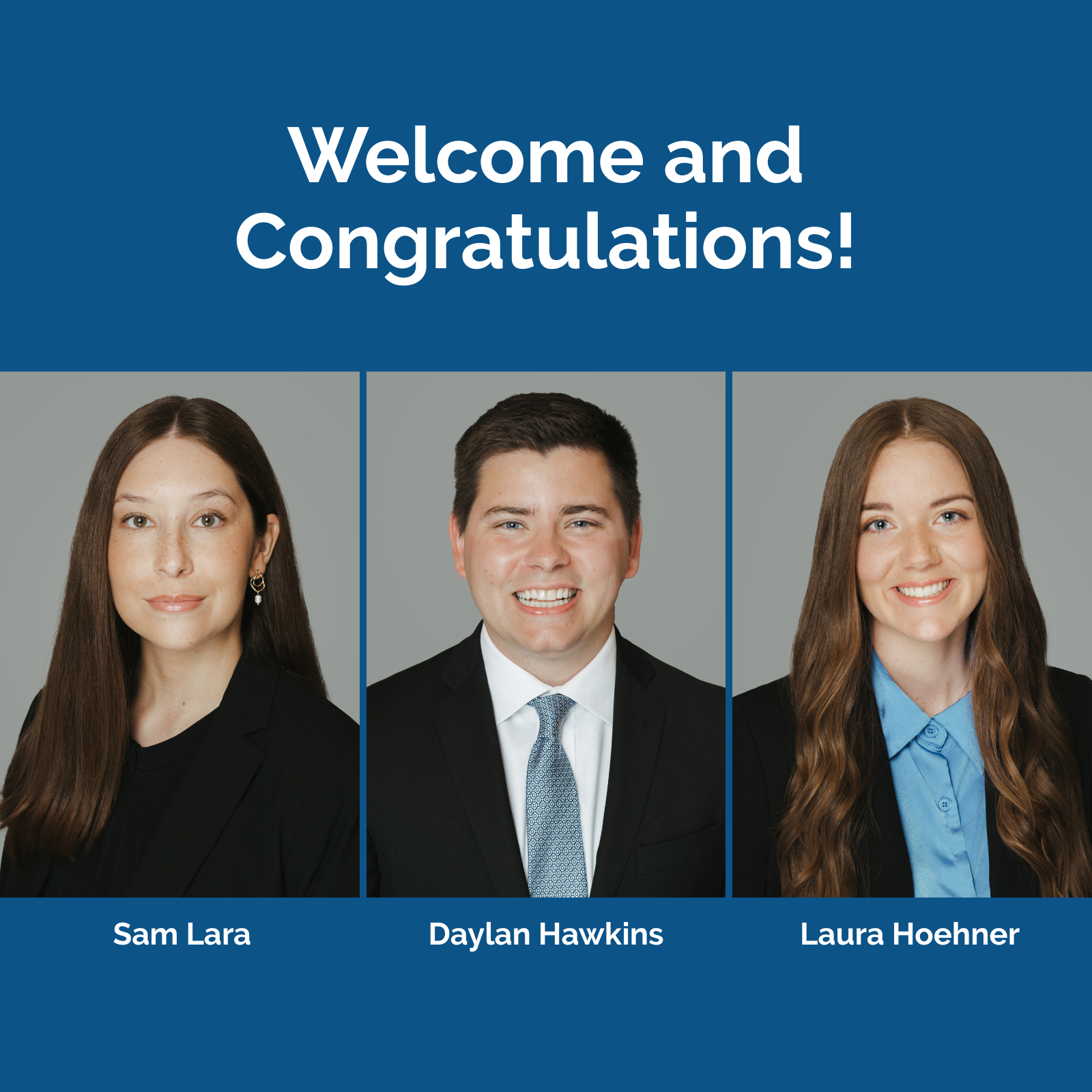 Welcome Sam Lara, Daylan Hawkins, and Laura Hoehner — Pierce Couch ...