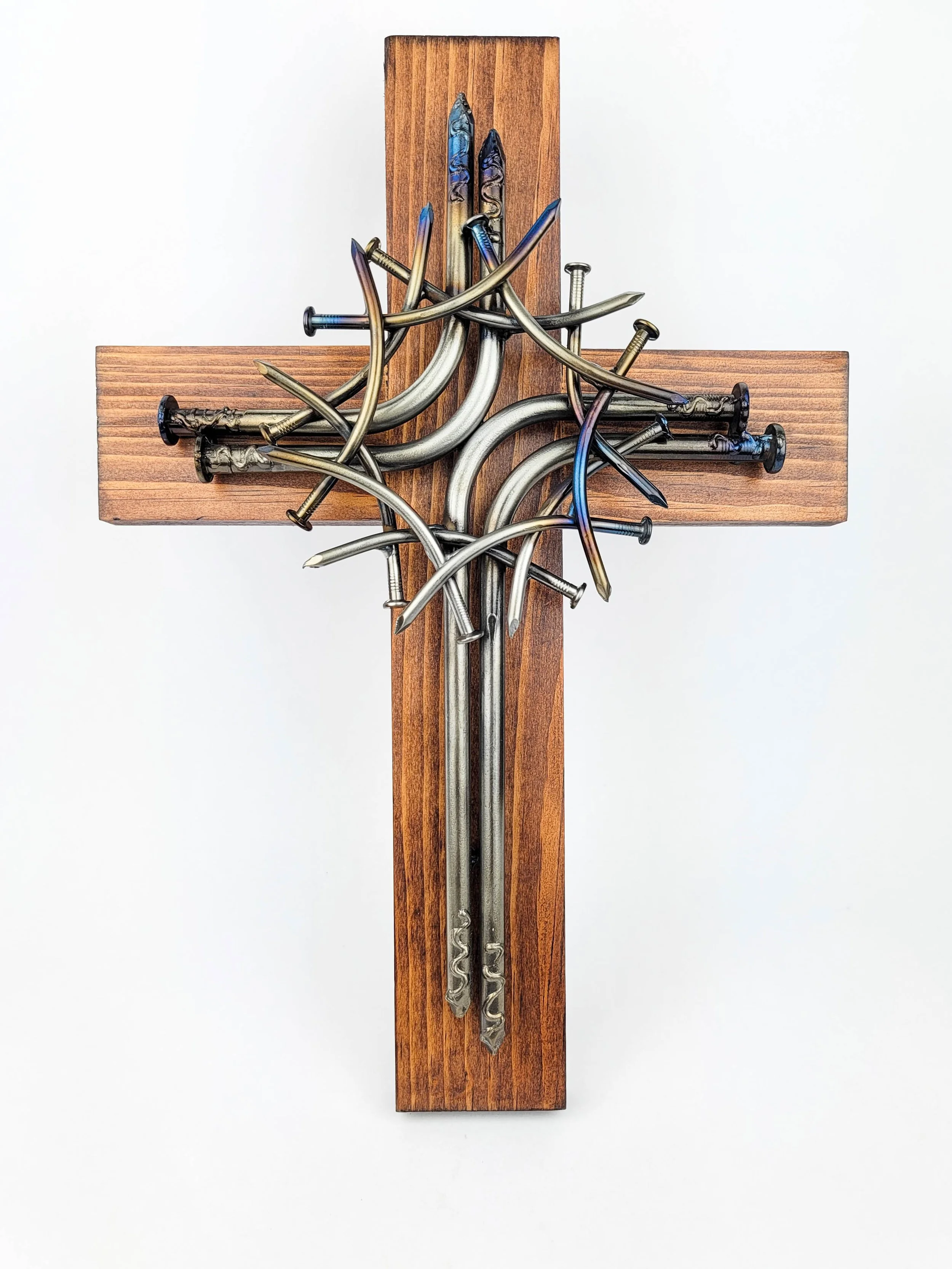 Crown of Joy on wood — Nailed to the Cross