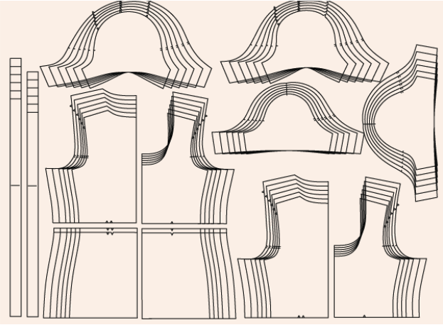 Pattern Grading | Pattern Digitization and Grading | Grading Apparel ...