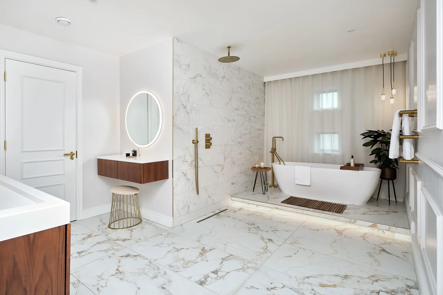 Bathroom Design: Spacious Hotel-Inspired Master En-Suite With Dressing ...
