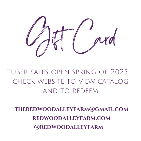 Redwood Alley Farm Gift Cards — The Redwood Alley Farm