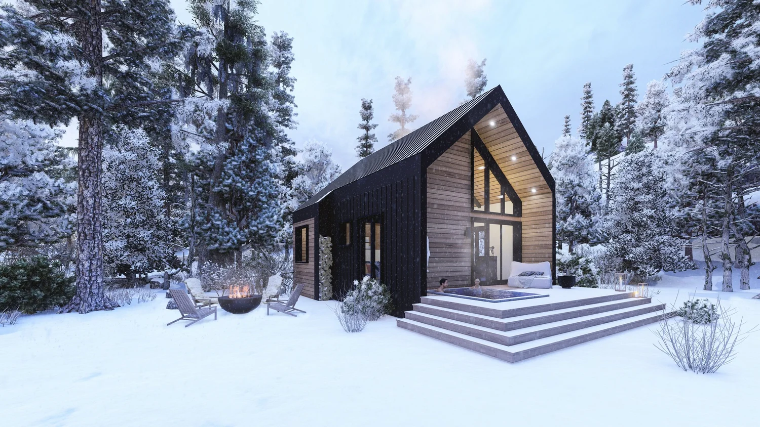 SCANDINAVIAN CABIN — Architectural and Interior design services l ...