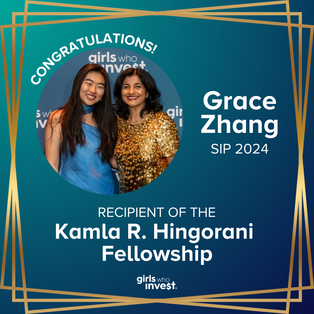 Meet Grace Zhang, our Inaugural Kamla R. Hingorani Fellow — Girls Who ...
