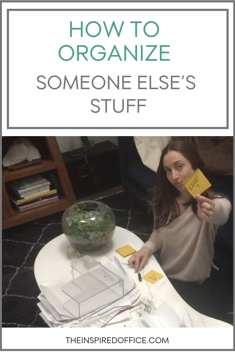 [Video] How to organize someone else’s stuff — The Inspired Office