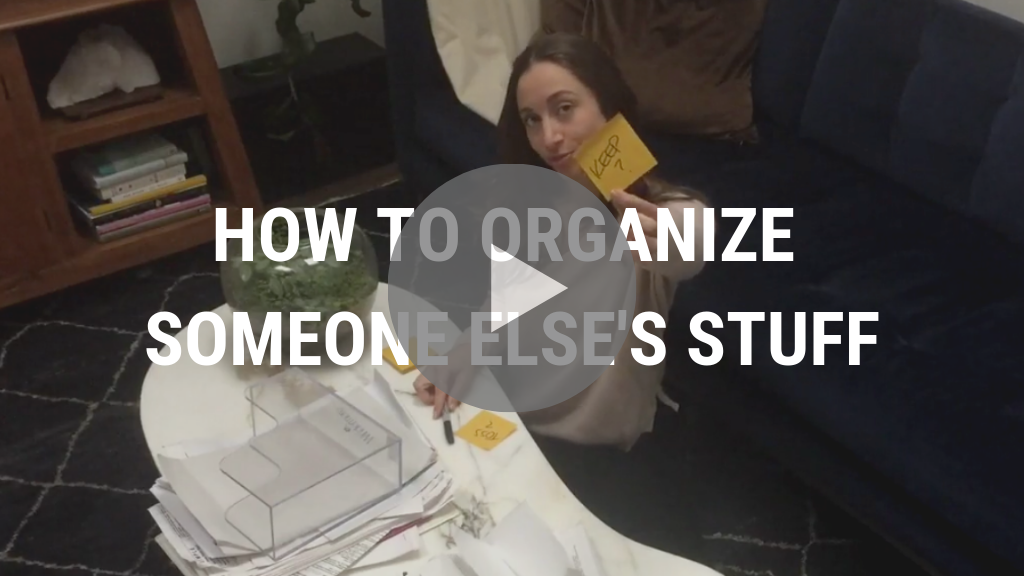 [Video] How to organize someone else’s stuff — The Inspired Office