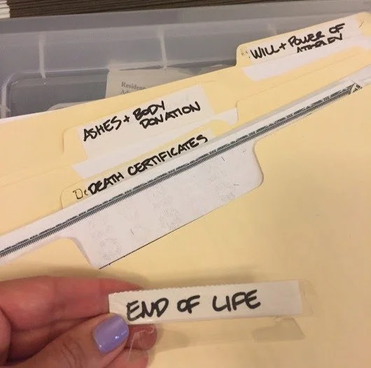 6 death-related problems solved with organizing — The Inspired Office