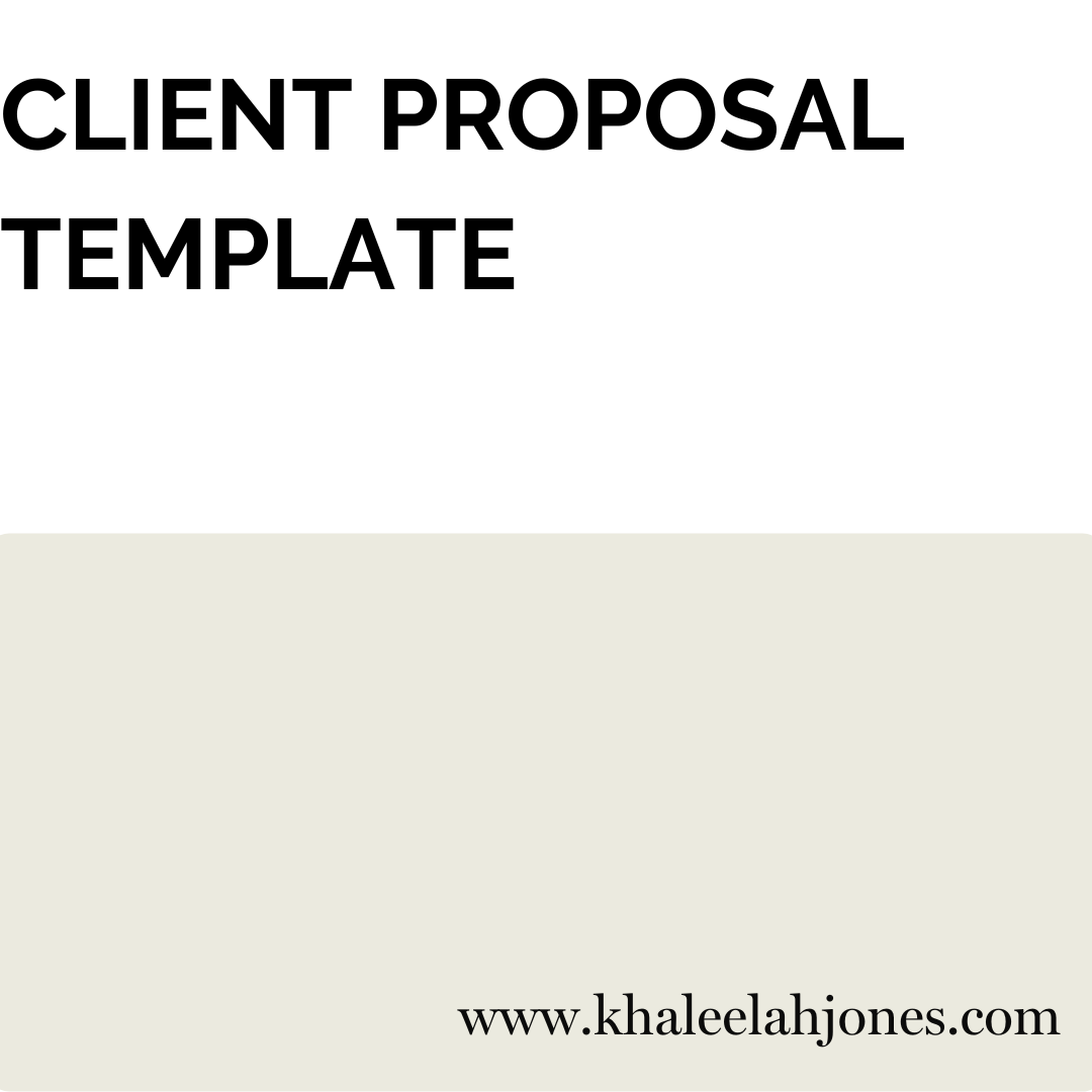 Client Services Proposal Template for Agencies and Freelancers ...