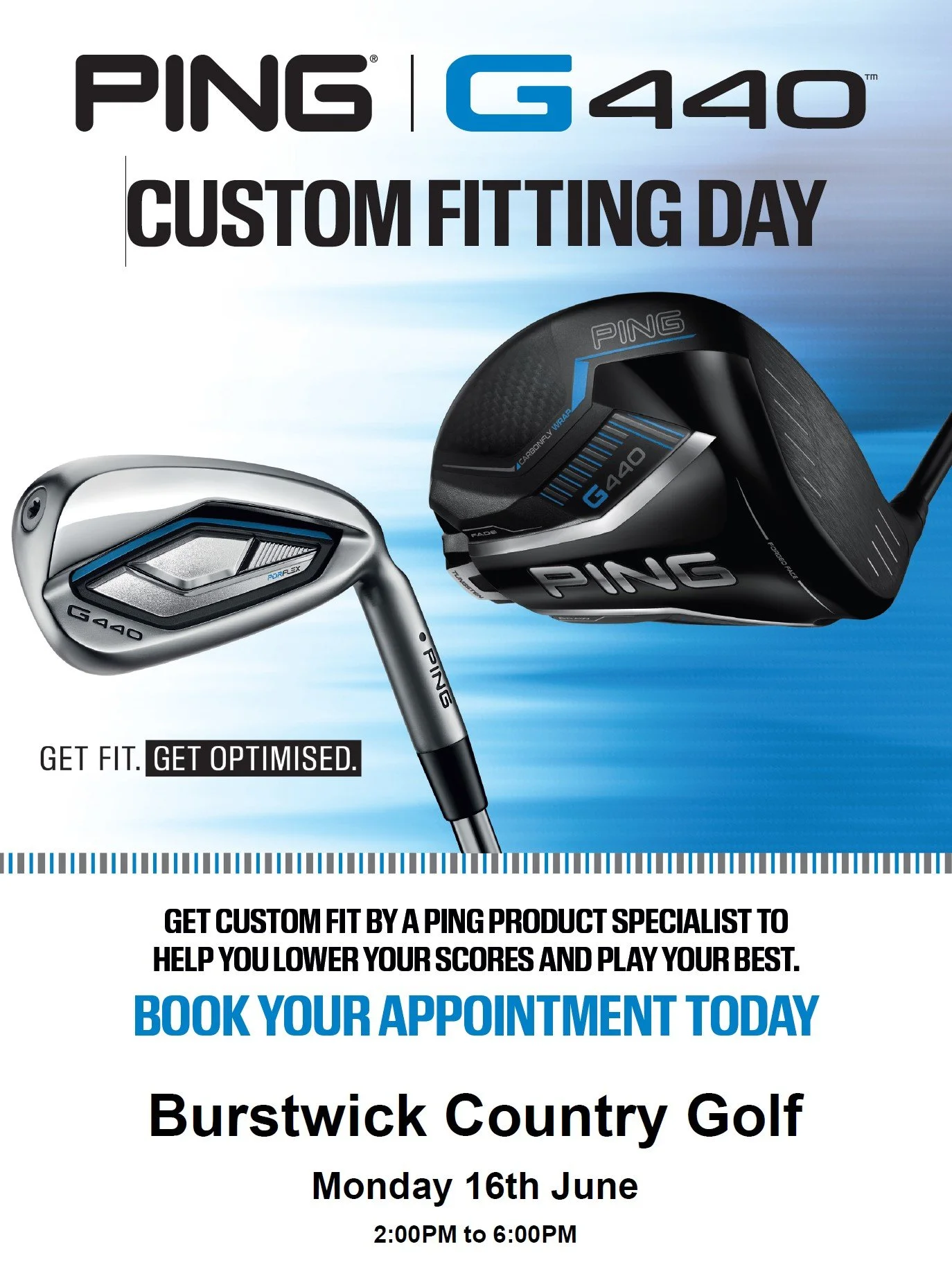 PING Demo & Custom Fitting Evening - Monday 16th June 2024 — Burstwick ...