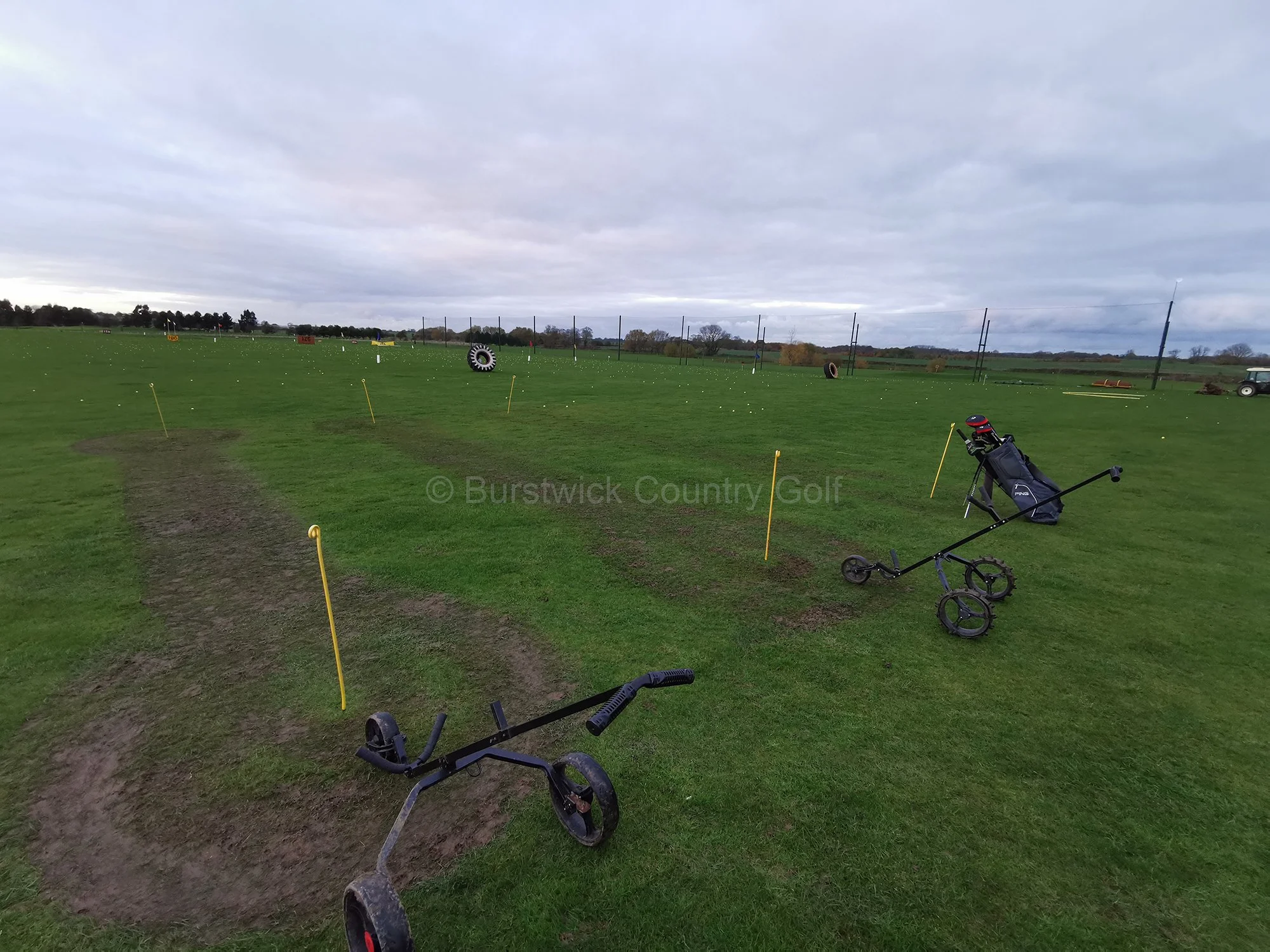 Trolley Experiment underway at Burstwick — Burstwick Country Golf ...