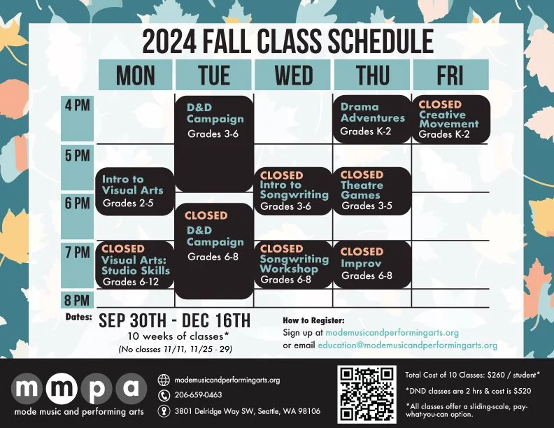West Seattle Group Classes — Mode Music & Performing Arts