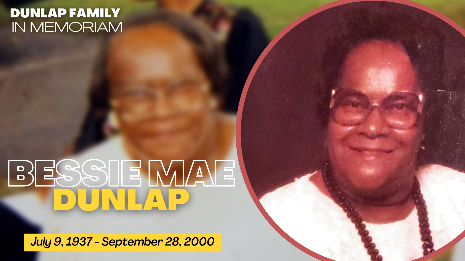 Dunlaps In Memoriam — The Dunlap Family