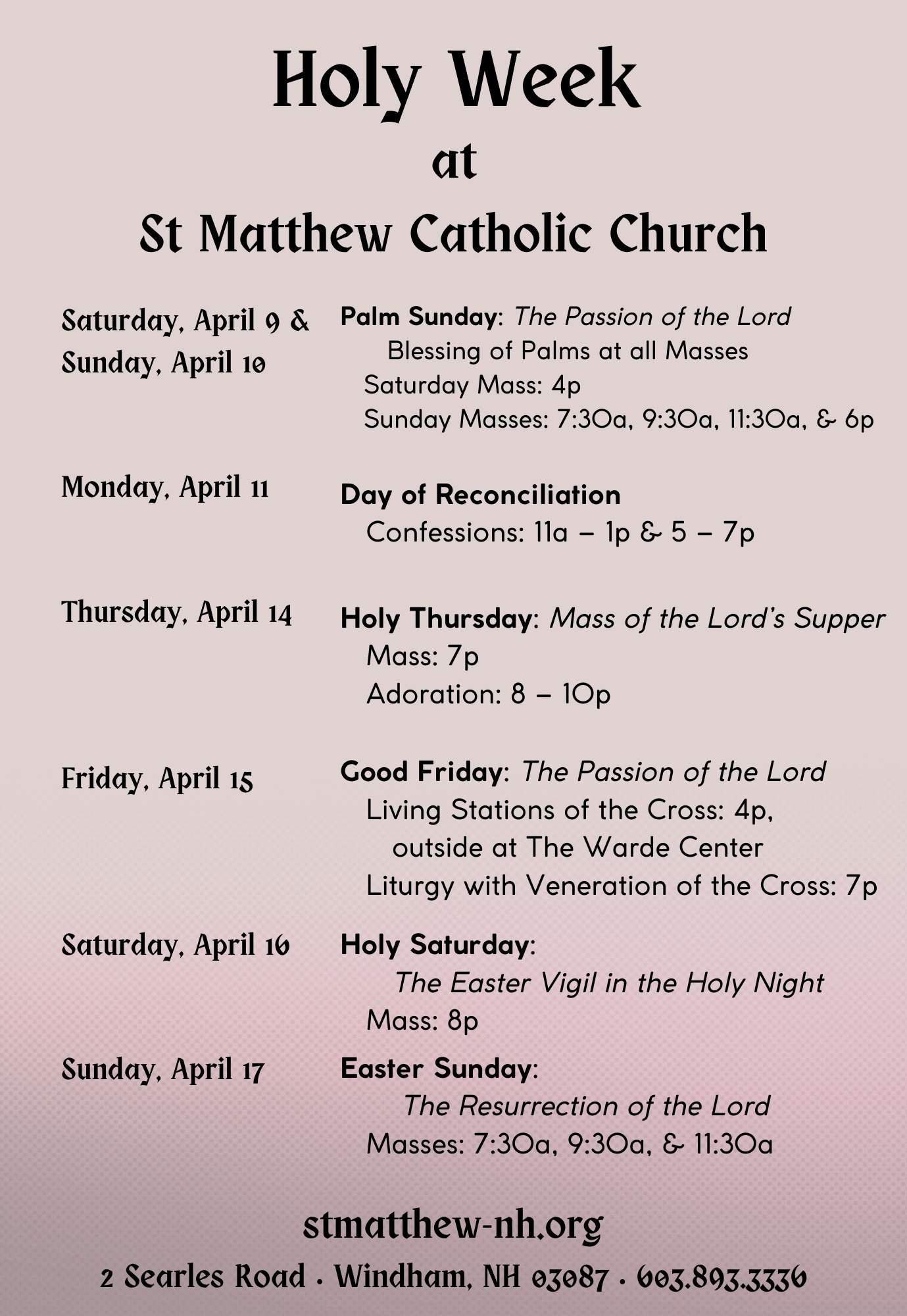Holy Days Of Obligation 2022