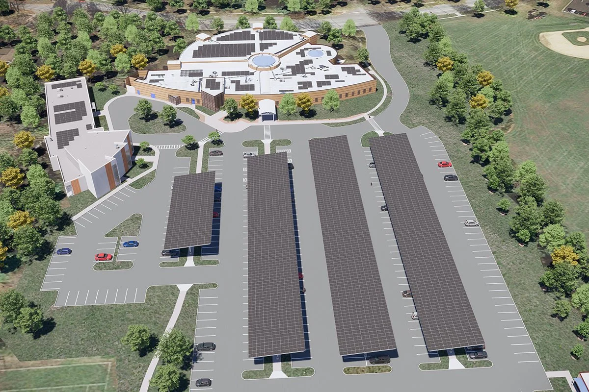 East Columbia Library Roof — CI RENEWABLES