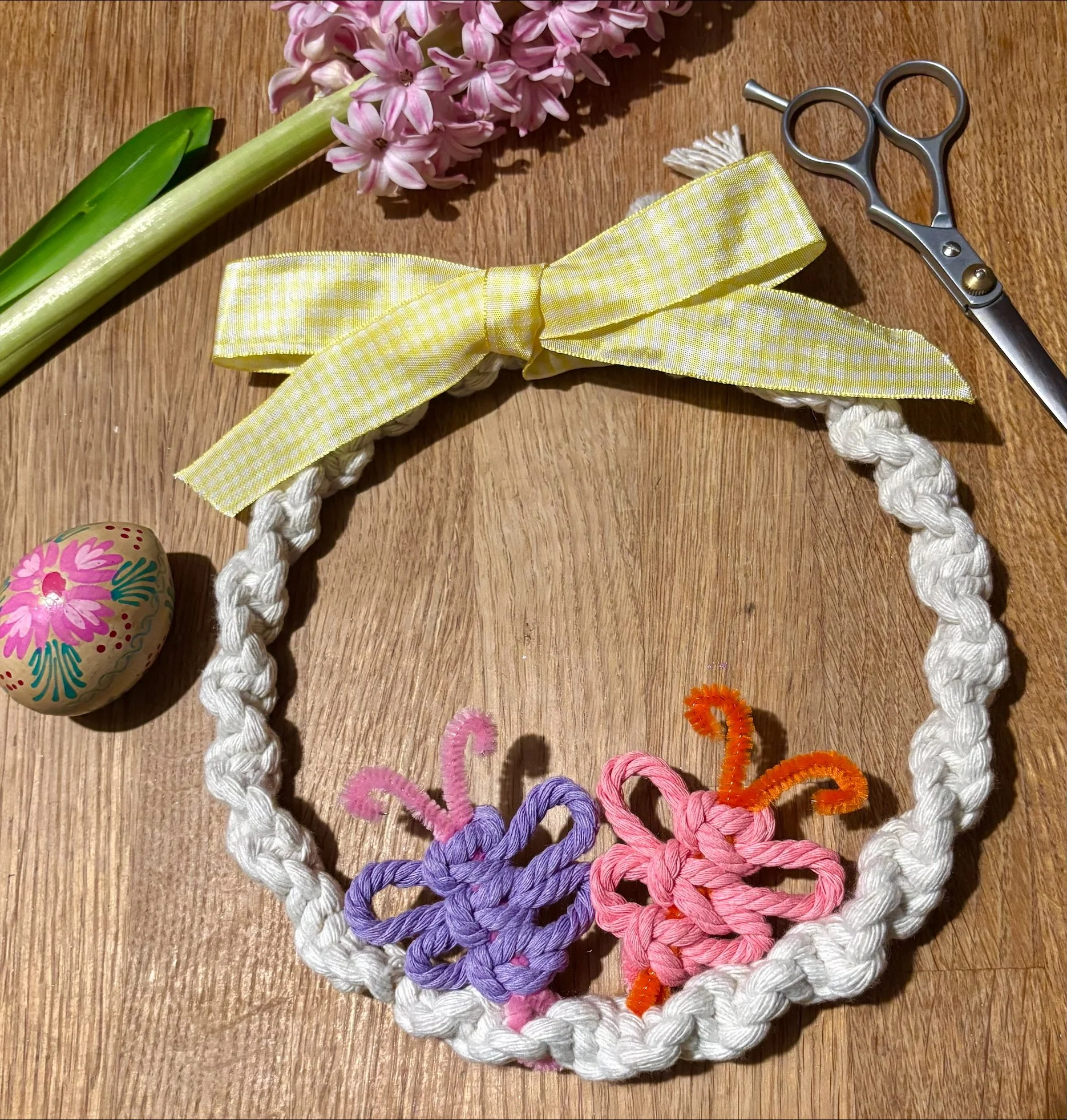 Easter Macrame Wreath — Craft4Crafters