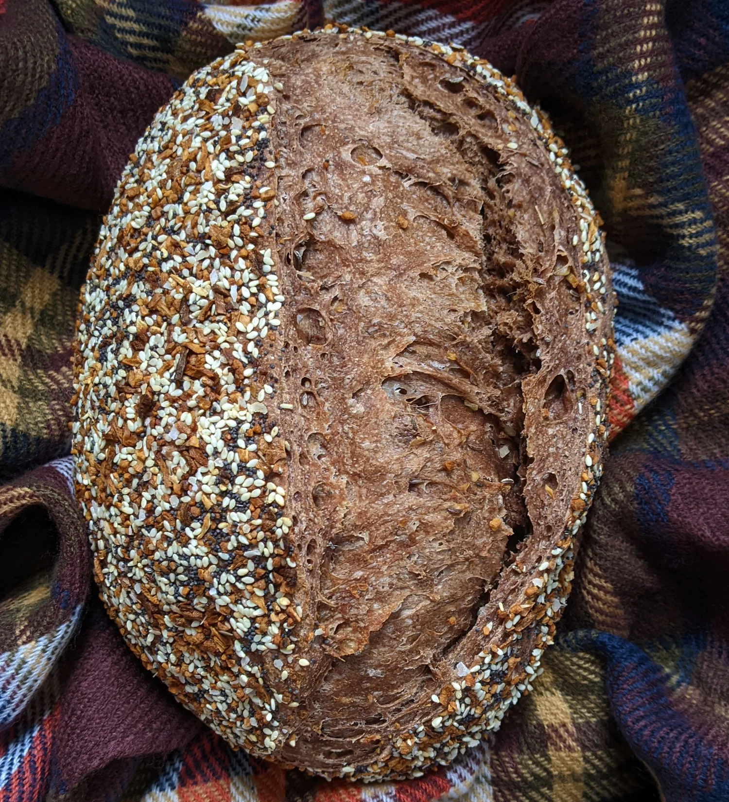 Black Russian Sourdough — The Patchwork Kitchen