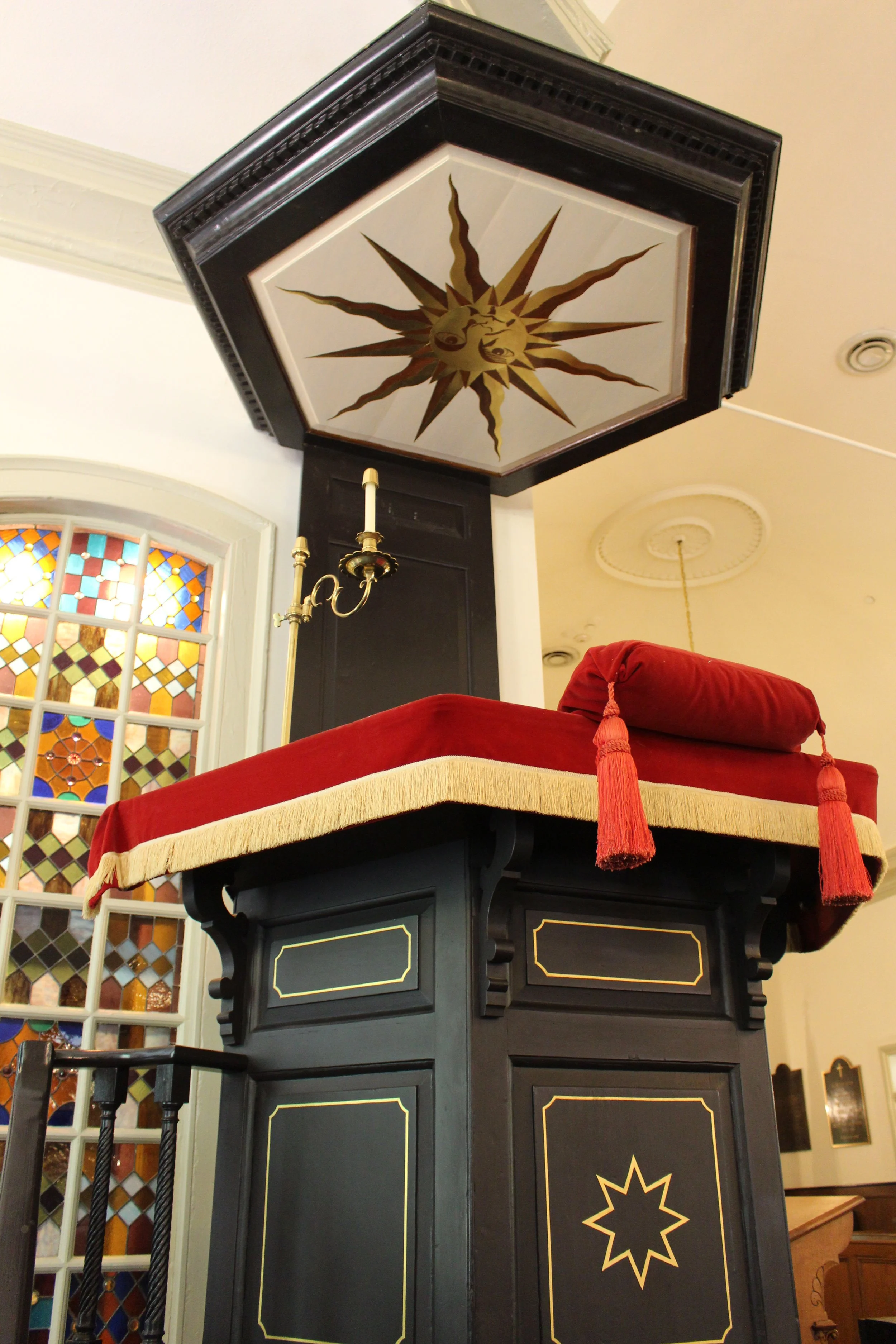 1741 Sounding Board — Historic St. John's Church, 1741
