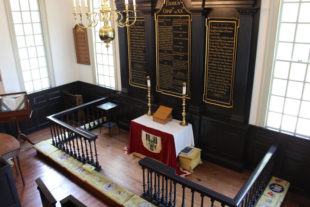 1741 Sounding Board — Historic St. John's Church, 1741