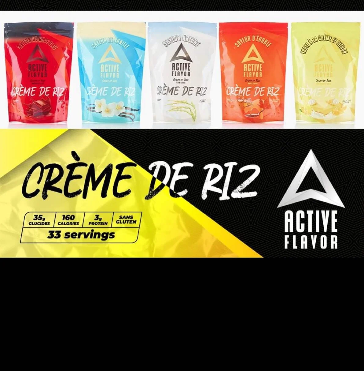 Active Flavor - Crème de riz