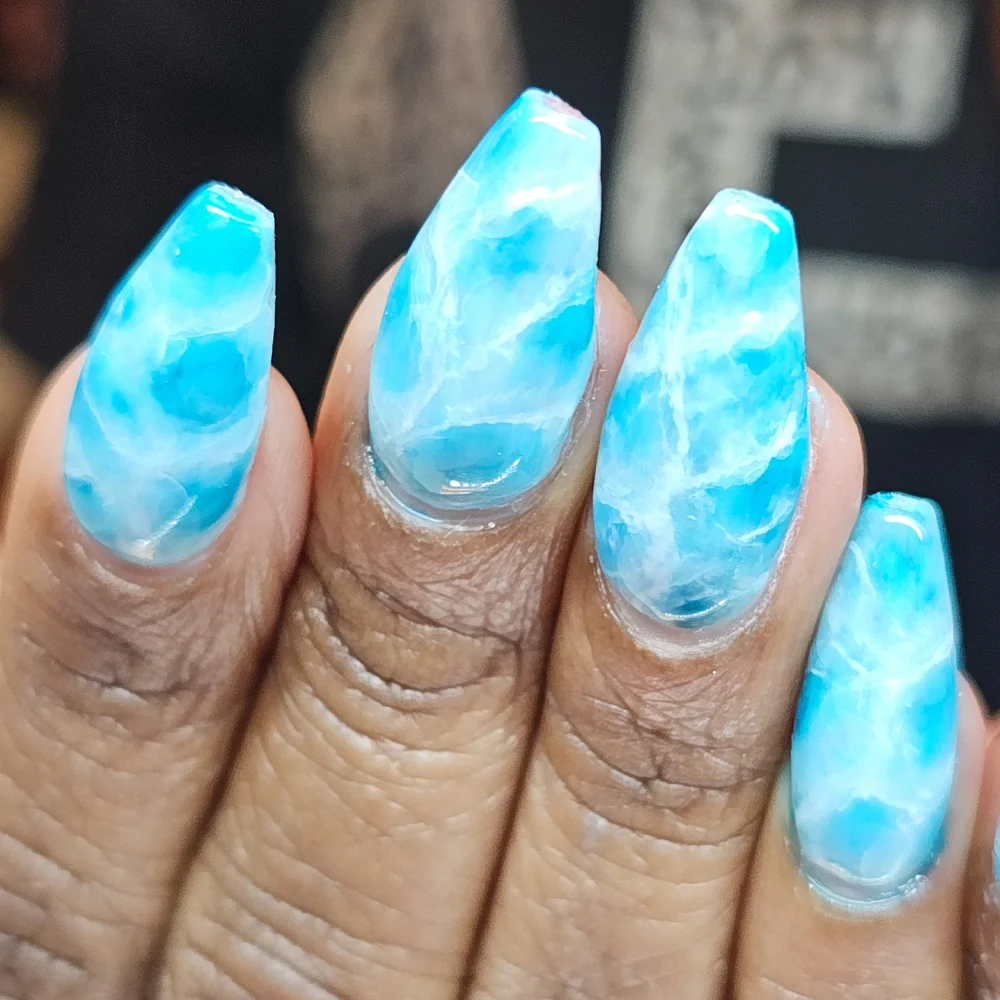 Crystal & Quartz Nail Designs — The Crow's Claw Nails