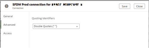 Oracle Analytics Cloud (OAC): invalid identifier error with mixed case column names in Snowflake ...