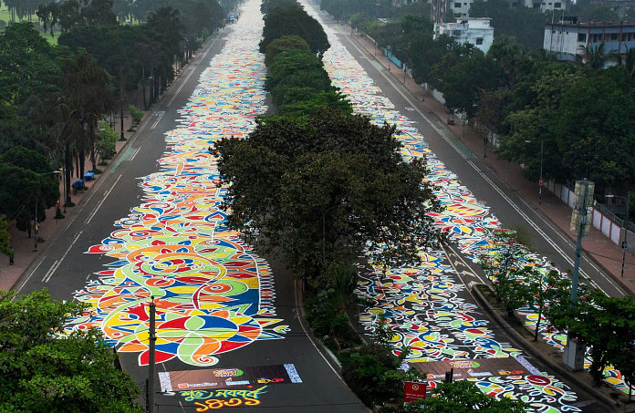 Women Artists of Bengal: Alpona — Akar Prakar