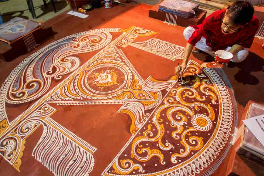 Women Artists of Bengal: Alpona — Akar Prakar