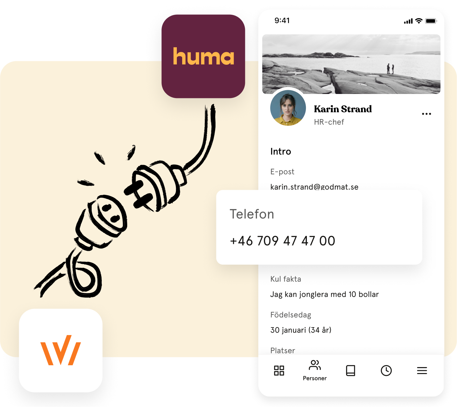 Huma partnersida — Crona Software