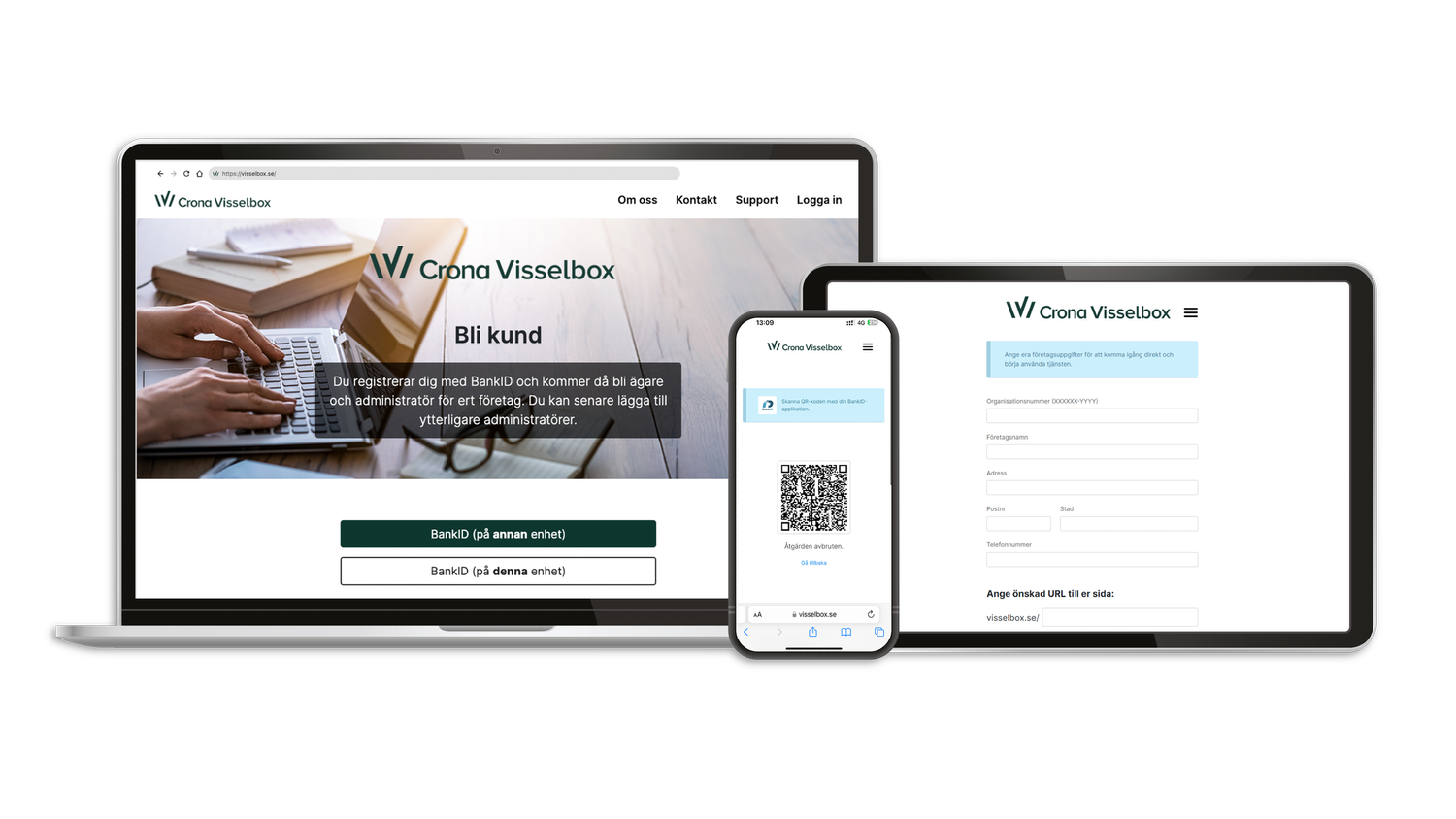 Crona logga in — Crona Software