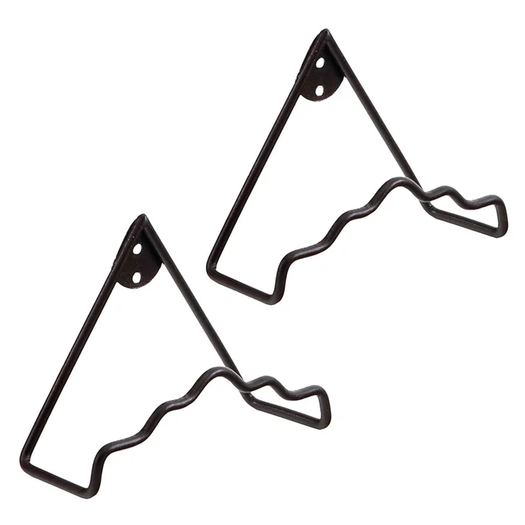 Plate Hangers wrought iron wall-mounted display brackets — Achla ...