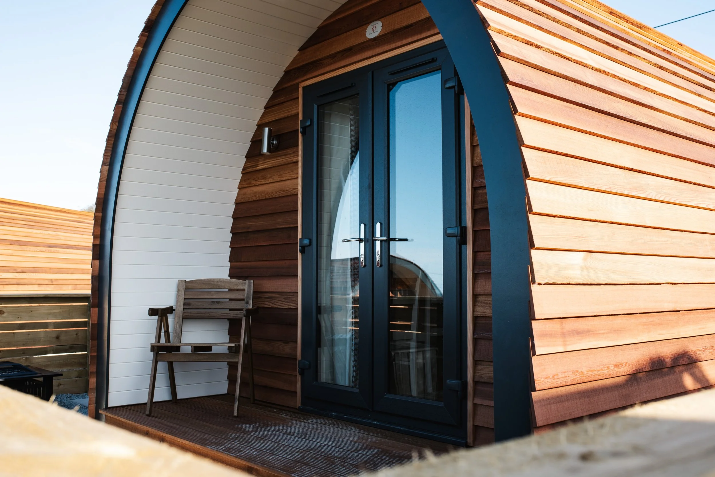 Tan Y Bryn Glamping - Luxury Pods With Hot Tubs & Touring in North Wales