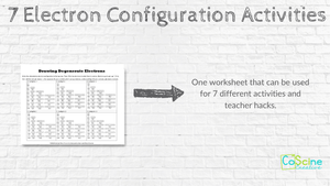 6 Worksheets to Help You Teach Quantum Numbers and Electron ...