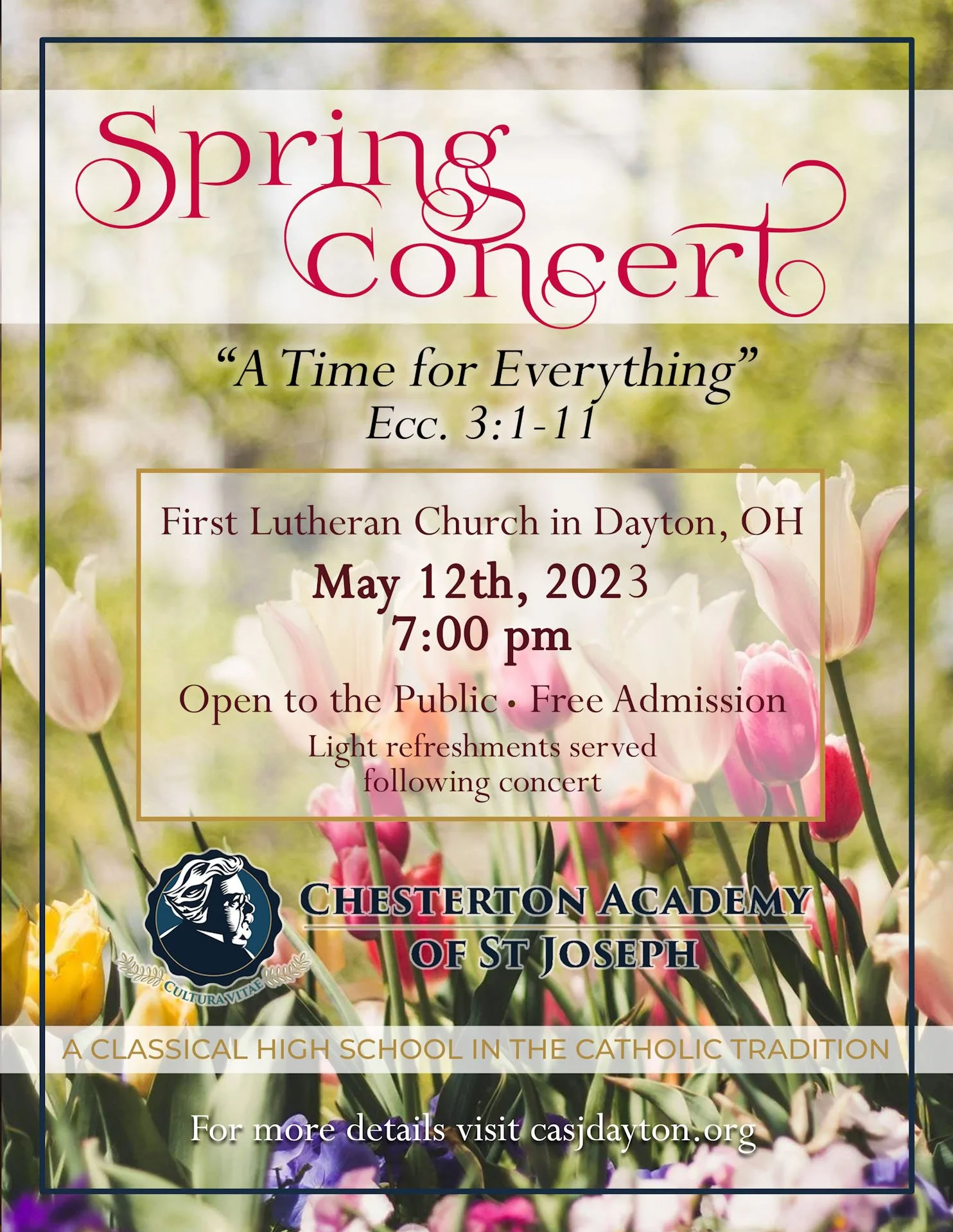 Spring Concert — Chesterton Academy of St. Joseph