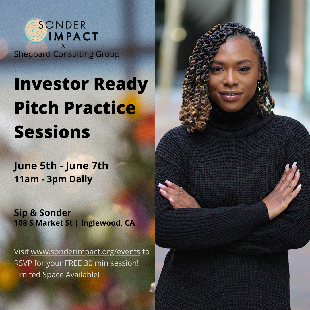 Investor Ready Pitch Practice Sessions — SIP & SONDER