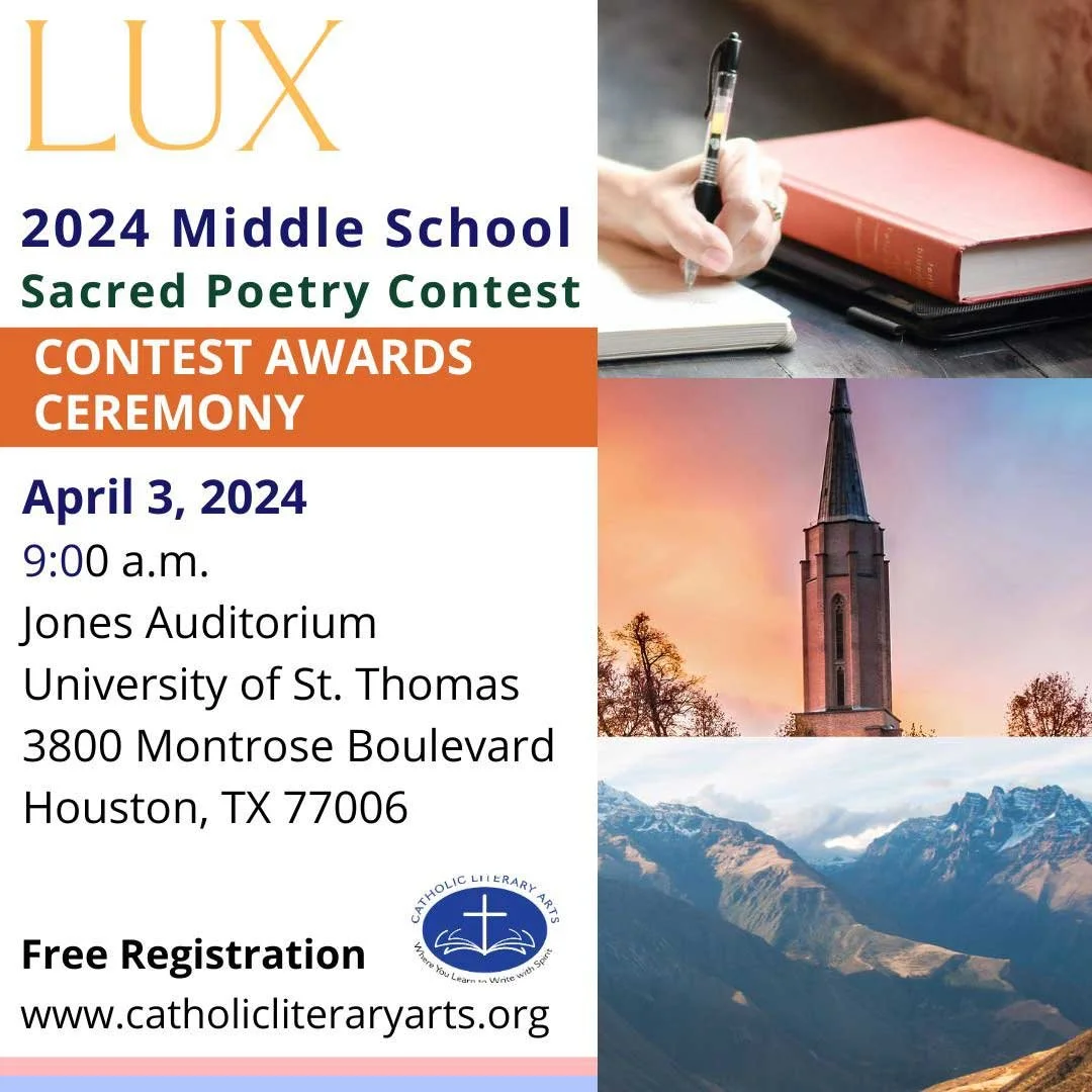 2024 LUX Poetry Contest — Catholic Literary Arts