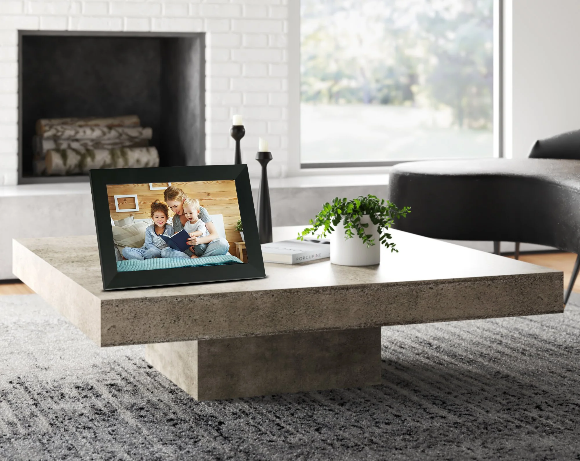 BHDPF101 10.1" Smart Photo Frame with Frameo Built-In (Black) — Bell+Howell