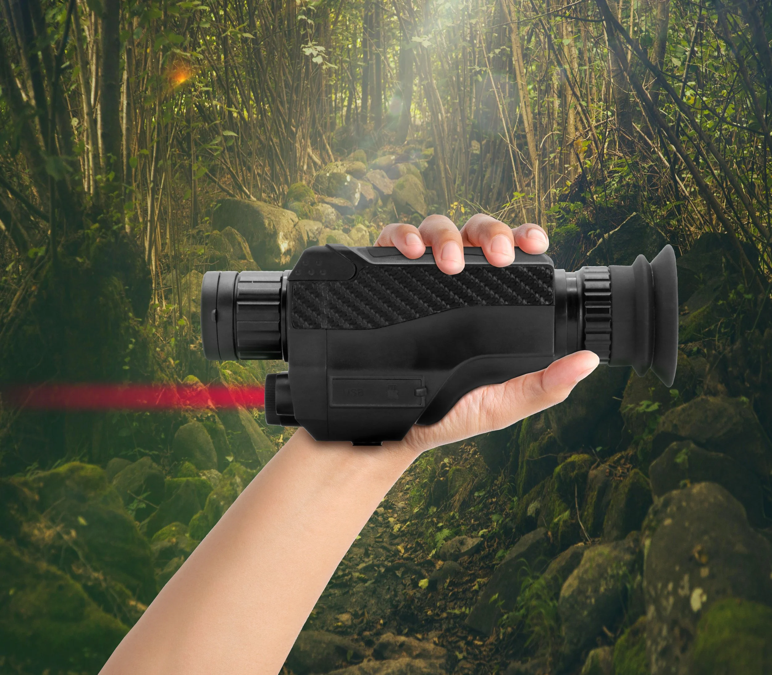 BHNV10 4x Digital Monocular w/Infrared Night Vision & 1.5" LCD — Bell ...