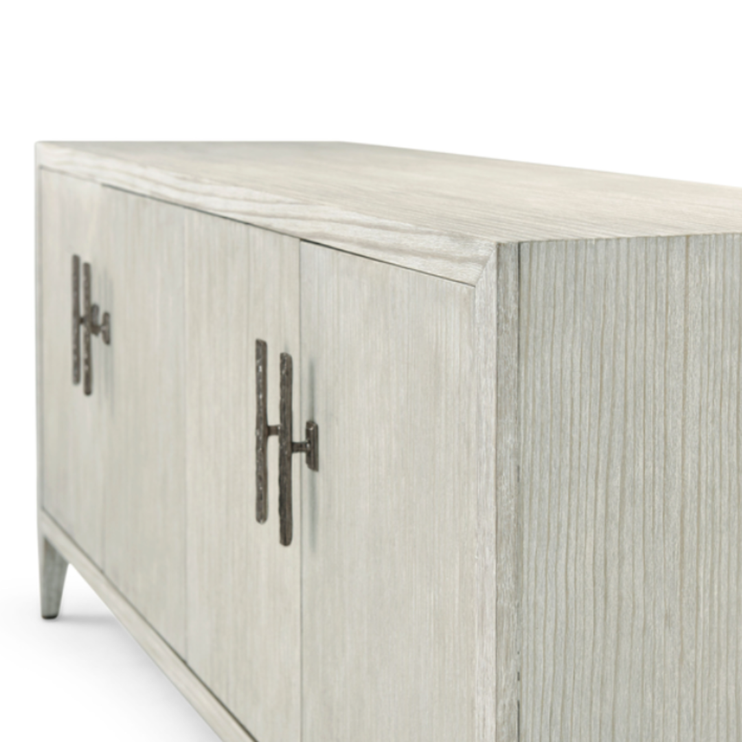 Fluted Glass Cabinet — Eclectic Home